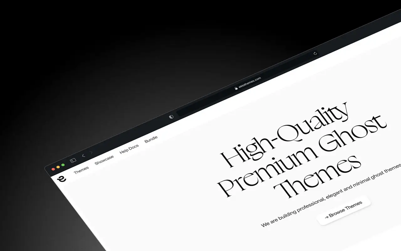 Ekto Themes - Premium Ghost Themes