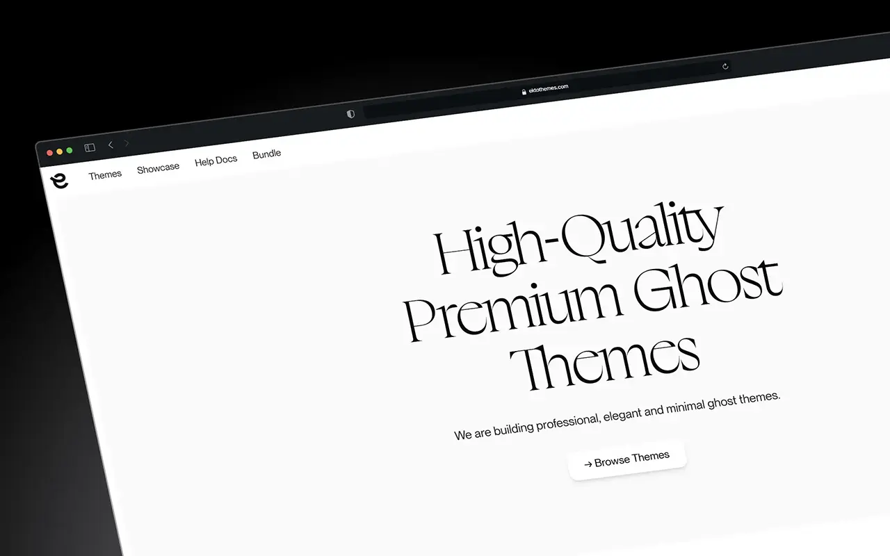Why Use Premium Themes on Ghost CMS and Their Benefits - Ekto Themes